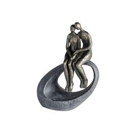 Gilde Skulptur Moment bronzefarben, grau - (H) 27 cm | Gr.: onesize