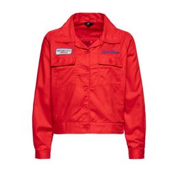 Queen Kerosin Workwear Jacke Faster Then The Wind in rot | Gr.: XL