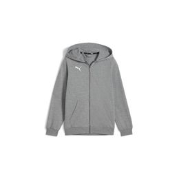 Puma Sweatshirt teamGOAL Casuals Hooded Jacket Jr in grau | Gr.: 152