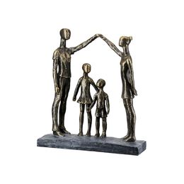 Gilde Skulptur sch&uuml;tzende H&auml;nde bronzefarben - (H) 30 cm | Gr.: onesize
