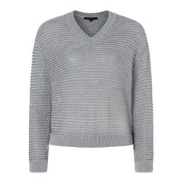 More & More More & More Strukturpullover in fine grey | Gr.: 46
