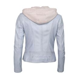 Maze Lederjacke Mico in baby blue | Gr.: XL