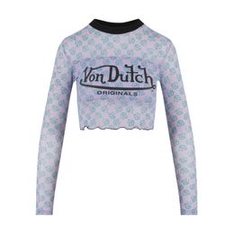 Von Dutch Mesh Tees in pink | Gr.: L