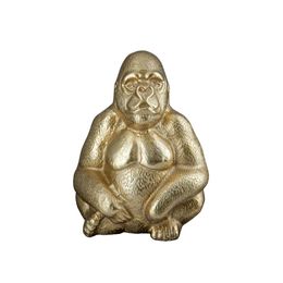 Gilde Figur Gorilla goldfarben - (H) 27 cm | Gr.: onesize