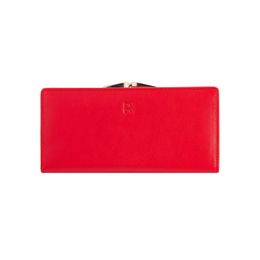 DuDu Geldb&ouml;rse RFID Schutz Leder 19.5 cm in flame red | Gr.: onesize