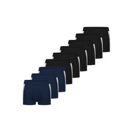 Schiesser Retro Short / Pant 95/5 Stretch - Cotton in Schwarz / dunkelblau | Gr.: XL