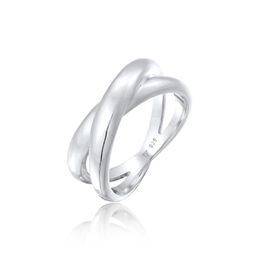Elli Ring 925 Sterling Silber Twisted in Silber | Gr.: 54