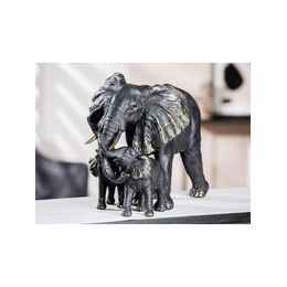 Gilde Figur Elefant schwarz - (H) 26,5 cm | Gr.: onesize