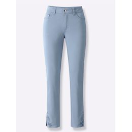 WITT Damen 7/8-Jeans in Baumwoll-Stretch-Qualit&auml;t, bleu, Gr&ouml;&szlig;e 36
