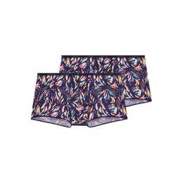 HOM Retro Short / Pant Viscaya in Navy print | Gr.: L