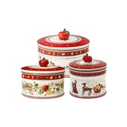 Villeroy & Boch Villeroy & Boch 3er Set Geb&auml;ckdosen-Set Winter Bakery Delight in bunt | Gr.: onesize
