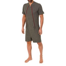Normann Pflegeoverall kurzarm Reissverschluss Vorne - 88429 in anthrazit | Gr.: XL