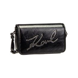 K by KARL LAGERFELD Karl Lagerfeld Bodybag K/Skuare Flap CB Studs in Black/Nickel | Gr.: onesize