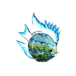 Gilde Figur Fun Fish blau, gr&uuml;n - (H) 27 cm | Gr.: onesize