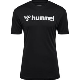 Hummel T-Shirt Hmllogo Erwachsene in BLACK | Gr.: M