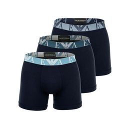 Emporio Armani Boxershort 3er Pack in Blau | Gr.: XXL