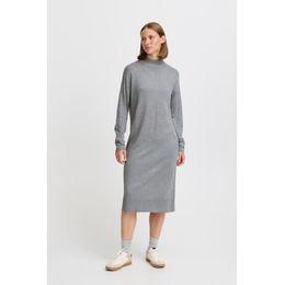b. young Kleid BYMMORLA Loose fit in Mid Grey Melange | Gr.: L