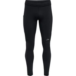 Newline Verstellbare Taille Leggings Reflektierend Logo Men's Core Herren in BLACK | Gr.: S