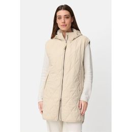 Camel Active Lange Weste mit Kapuze in Eiche | Gr.: 46