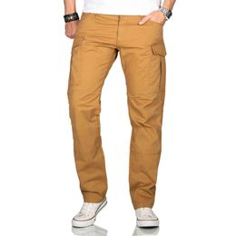 Alessandro Salvarini Hose Stretch Chino AS032 in Camelfarben | Gr.: W38/L34