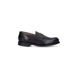 Church's Church's Loafer - Mocassino Pembrey 2.0 Black Calf Leather Slip-On S - Gr. 7_5 - in Schwarz - f&uuml;r Damen