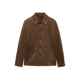 Mango Man Between-Season Jacket 'Tom' male Brown size XL