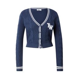 Tally Weijl Knit Cardigan female Blue size L