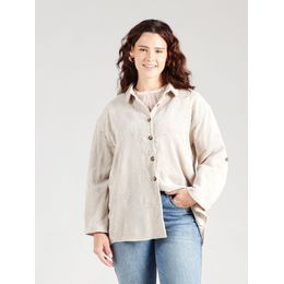 Z-ONE Bluse 'Ro44bina' Damen Gr&ouml;&szlig;e XXL/XXXL beige / gr&uuml;n / rosa