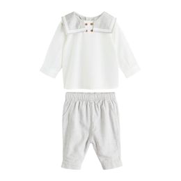 next Set boy White size 6-9 mths