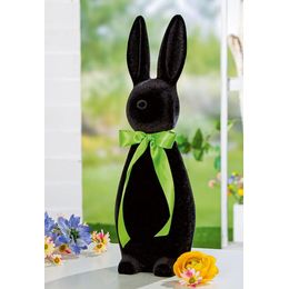 Macrander Hase Schwarz Kunststoff ca. 41 cm
