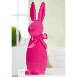 Macrander Hase Pink Kunststoff ca. 41 cm