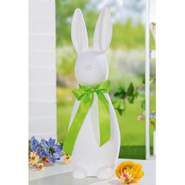 Macrander Hase Wei&szlig; Kunststoff ca. 41 cm