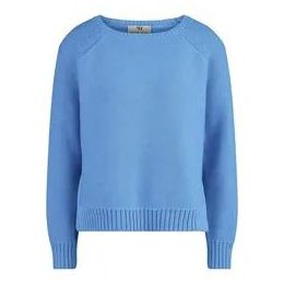 Rundhals-Pullover Peter Hahn blau, 48