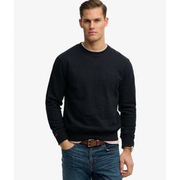 Superdry Herren Essential Logo Rundhals-sweatshirt Navy - Gr&ouml;&szlig;e: M 104060750091698T002
