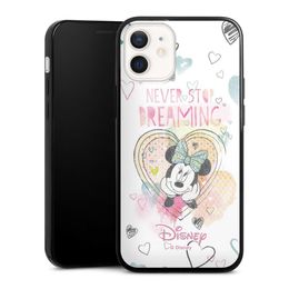 DeinDesign iPhone 12 mini Handy Slim Case extra d&uuml;nn Silikon Handyh&uuml;lle schwarz H&uuml;lle Official Licensed Product Minnie Mouse Disney Silikon Slim Case