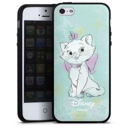 DeinDesign iPhone SE (2016-2019) Handy Silikon H&uuml;lle Case schwarz Handyh&uuml;lle Disney Official Licensed Product Aristocats Mary