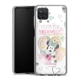 DeinDesign Galaxy A12 Handy Silikon H&uuml;lle Case transparent Handyh&uuml;lle Disney Minnie Mouse Official Licensed Product Silikon Case