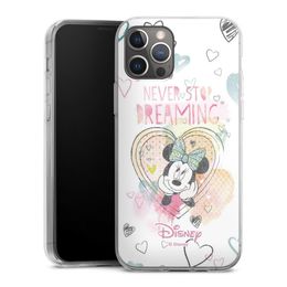 DeinDesign iPhone 12 Pro Handy Silikon H&uuml;lle Case transparent Handyh&uuml;lle Official Licensed Product Disney Minnie Mouse Silikon Case