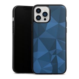 DeinDesign iPhone 13 Pro Max Handy Silikon H&uuml;lle Case schwarz Handyh&uuml;lle Abstract Geometric Muster