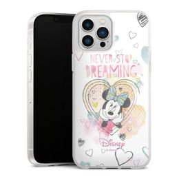 DeinDesign iPhone 13 Pro Max Handy Silikon H&uuml;lle Case transparent Handyh&uuml;lle Official Licensed Product Minnie Mouse Disney Silikon Case