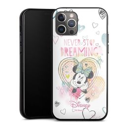 DeinDesign iPhone 12 Pro Handy Silikon H&uuml;lle Case schwarz Handyh&uuml;lle Official Licensed Product Disney Minnie Mouse
