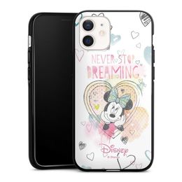 DeinDesign iPhone 12 Handy Silikon H&uuml;lle Case schwarz Handyh&uuml;lle Official Licensed Product Disney Minnie Mouse