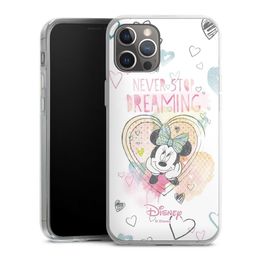 DeinDesign iPhone 12 Pro Max Handy Silikon H&uuml;lle Case transparent Handyh&uuml;lle Official Licensed Product Disney Minnie Mouse Silikon Case