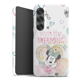 DeinDesign Galaxy S25 Handy Premium Case Smartphone Handyh&uuml;lle Schutzh&uuml;lle matt Official Licensed Product Minnie Mouse Disney Premium Case