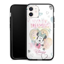 DeinDesign iPhone 12 mini Handy Silikon H&uuml;lle Case schwarz Handyh&uuml;lle Official Licensed Product Minnie Mouse Disney