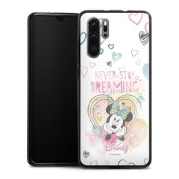 DeinDesign Huawei P30 Pro Handy Silikon H&uuml;lle Case schwarz Handyh&uuml;lle Official Licensed Product Minnie Mouse Disney