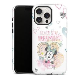 DeinDesign iPhone 15 Pro Max Handy Panzer Handyh&uuml;lle robuste Outdoor H&uuml;lle Schutzh&uuml;lle gl&auml;nzend Official Licensed Product Minnie Mouse Disney Tough Case