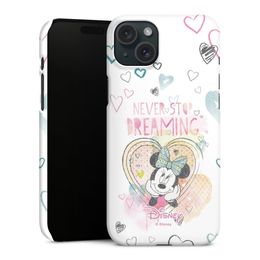 DeinDesign iPhone 15 Plus Handy Premium Case Smartphone Handyh&uuml;lle Schutzh&uuml;lle matt Official Licensed Product Minnie Mouse Disney Premium Case