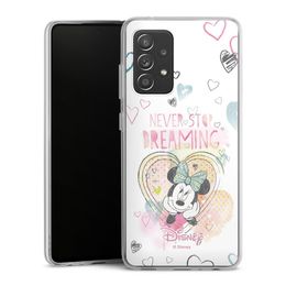 DeinDesign Galaxy A52s 5G Handy Silikon H&uuml;lle Case transparent Handyh&uuml;lle Official Licensed Product Disney Minnie Mouse Silikon Case