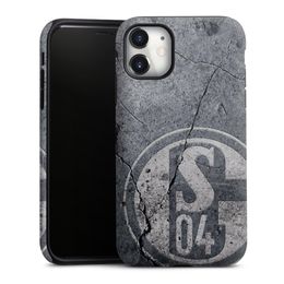 DeinDesign iPhone 11 Handy Panzer Handyh&uuml;lle robuste Outdoor H&uuml;lle Schutzh&uuml;lle matt Fc Schalke 04 Concrete Merchandise Tough Case